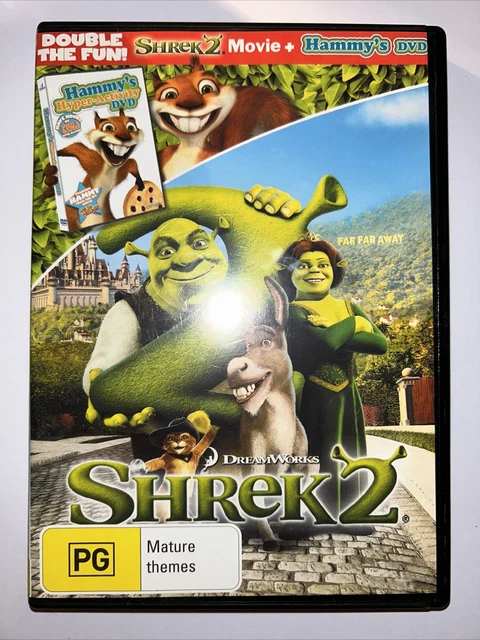SHREK 2-2004-DREAMWORKS PICTURES & Hammy's Hyper Activity-Movie DVD ...