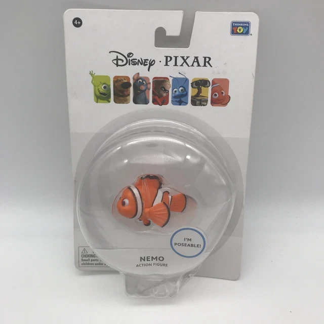 FINDING NEMO POSEABLE 2” Action Figure Disney Pixar Movie Clown Fish ...