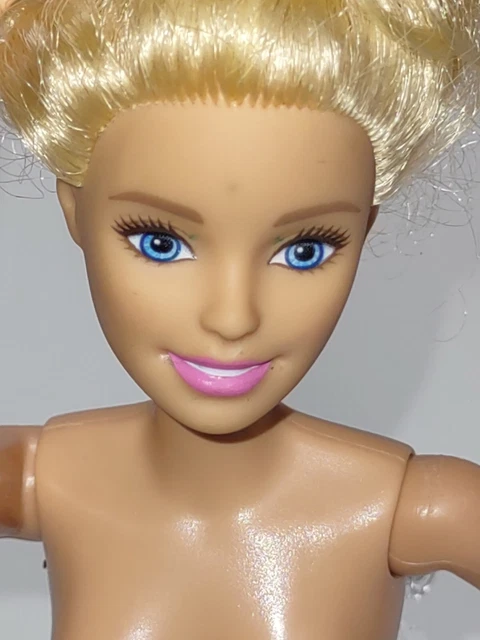 Mattel Barbie Caucasian Blonde Hair Blue Eyes Nude Doll Bhble15 D6 9