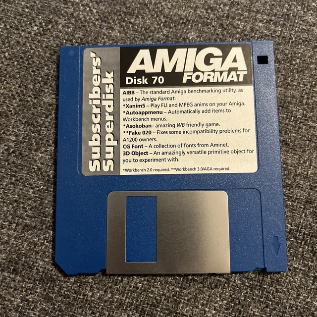 AMIGA FORMAT SUBSCRIBERS superdisk 70 commodore amiga £14.99 - PicClick UK