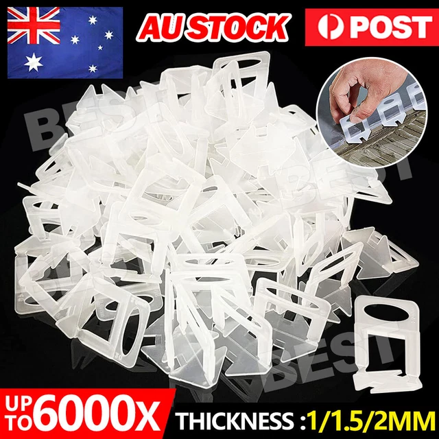 400-6000X TILE LEVELING System Clips Levelling Spacer Tiling Tool Floor ...