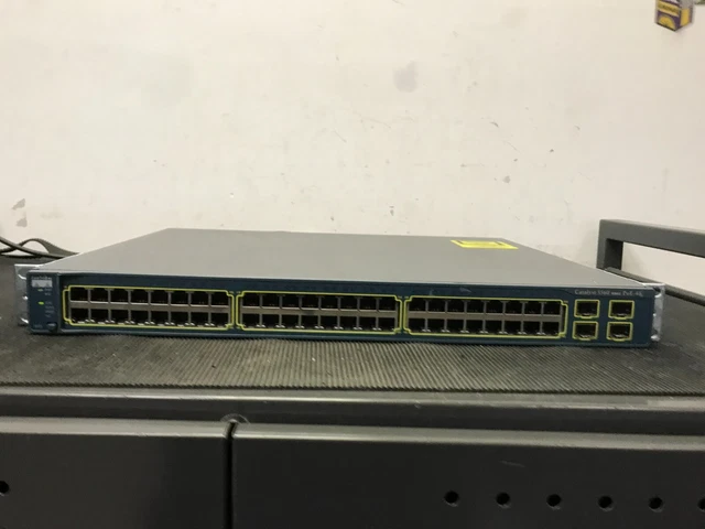 CISCO CATALYST 3560 48-Port Fully Managed Ethernet Switch WS-C3560-48PS ...