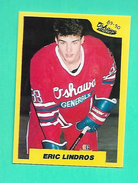 (1) ERIC LINDROS 1989-90 Oshawa # 1 Pre-Rookie Nm-Mt Card (W3595) $9.00 ...