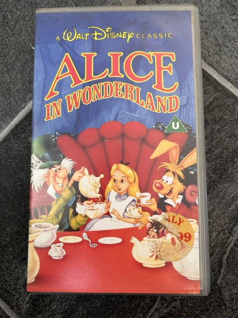 ALICE IN WONDERLAND VHS Video Tape PAL/VHS Walt Disney classics £0.99 - PicClick UK