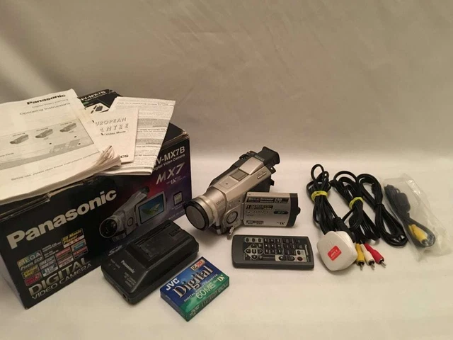 PANASONIC NV-MX7 CAMCORDER MINI DV DIGITAL TAPE VIDEO CAMERA MX7B E ...