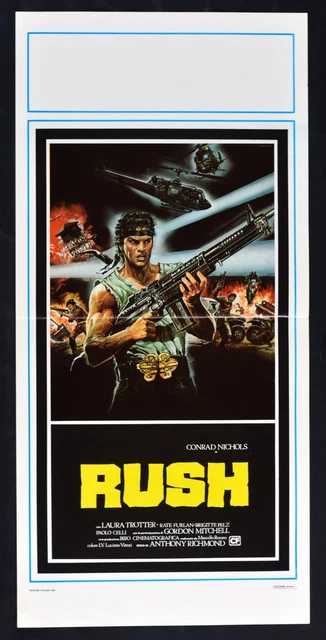AFFICHE RUSH CONRAD Nichols Rambo Gordon Mitchell Richmond B88 EUR 33,40 - PicClick FR