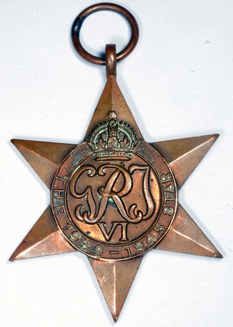 WWII WW2 SECOND World War Two 1939 - 1945 Star British bronze medal EUR ... WWII WW2 SECOND World War Two 1939 - 1945 Star British bronze medal EUR ...
