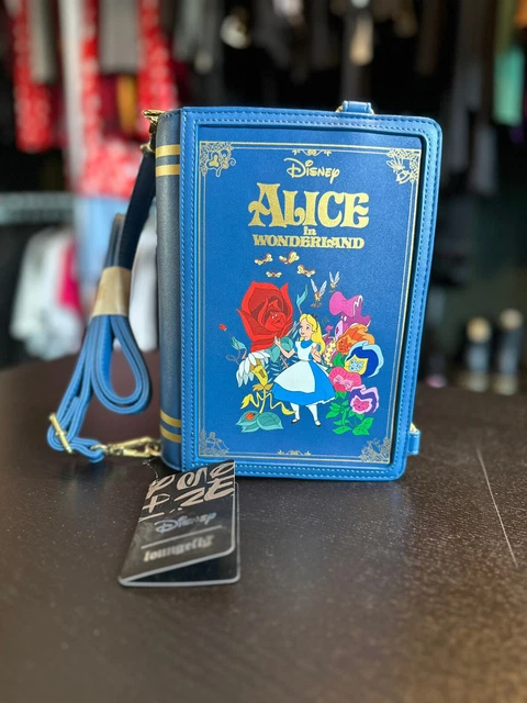 LOUNGEFLY X DISNEY Alice In Wonderland Book Convertible Crossbody EUR ...