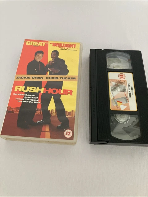 JACKIE CHAN & Chris Tucker in Rush Hour movie VHS Video VHS tape ...