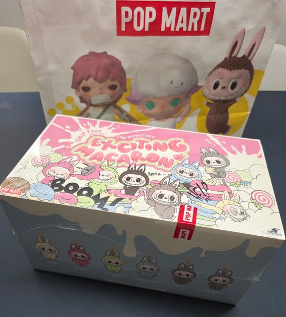 POP MART LABUBU The Monsters Exciting Macaron (6 Blind boxes, Sealed ...