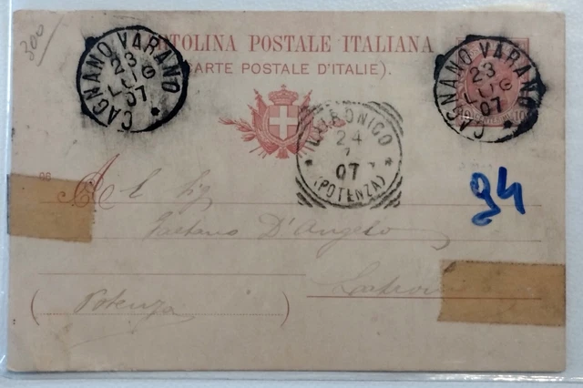 X94 CARTOLINA POSTALE italiana 1907 EUR 56,35 - PicClick IT