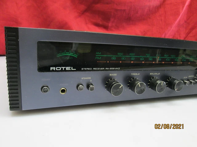 ROTEL RX-202 MK II Vintage Stereo Receiver an Bastler intern.ship EUR ...