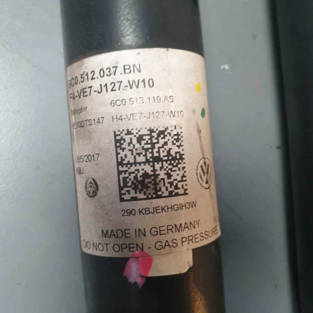 VW POLO GTI Mk5 6R Gas Shock Absorber Electronically Controlled Rear ...