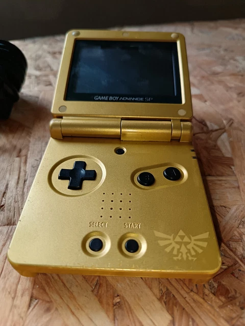 NINTENDO GAME BOY Advance SP Doré Console Portable avec The Legend of ...
