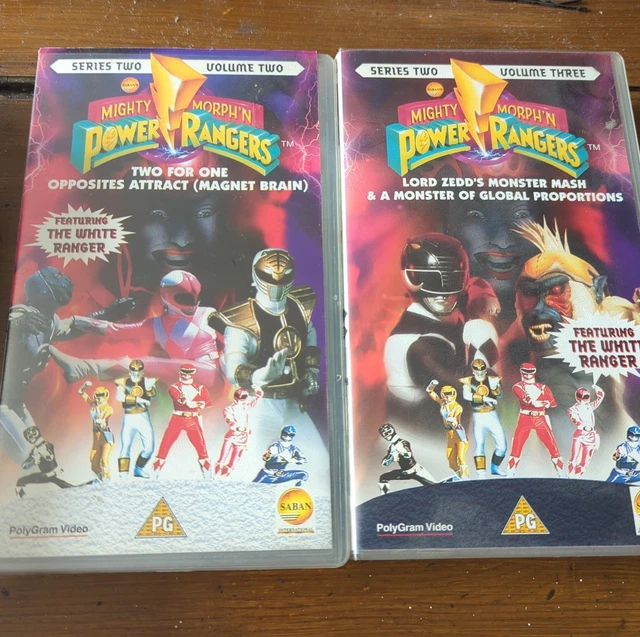 MIGHTY MORPHIN POWER Rangers VHS Series 2 Volume 2 & 3 £3.95 - PicClick UK
