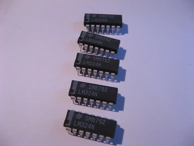 LM324N NATIONAL SEMICONDUCTOR Quad Op-Amp Operational Amplifier IC ...