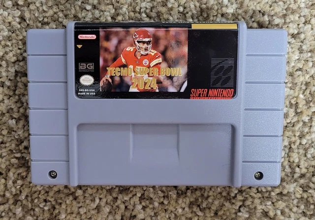 TECMO SUPER BOWL 2024 2K24 Super Nintendo SNES Game EUR 61,62 - PicClick IT