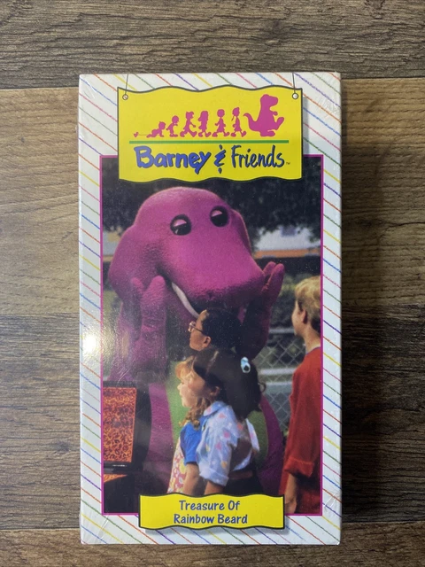 RARA VHS BARNEY and Friends Treasure of Rainbow Beard Time Life ...