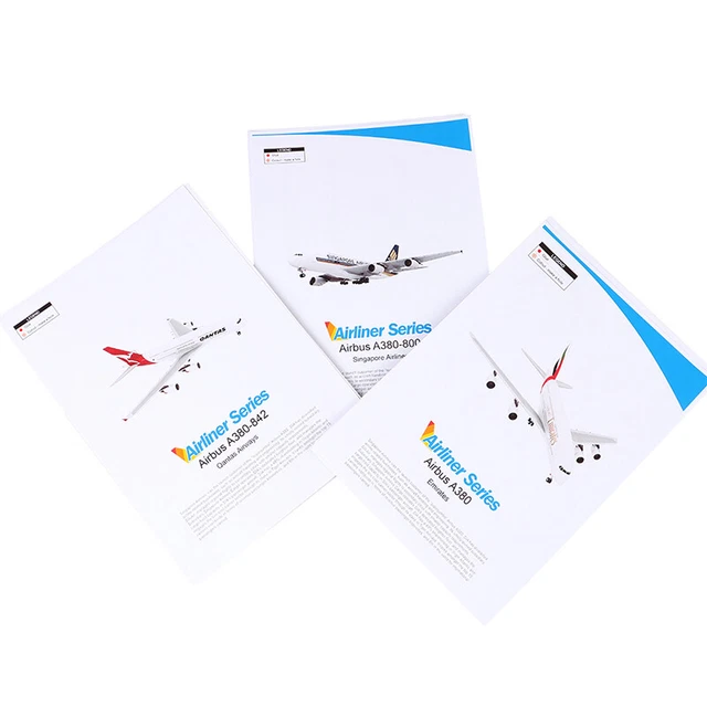 1:300 AIRBUS A380 3D Paper Model Papercraft Cardboard for Children ...