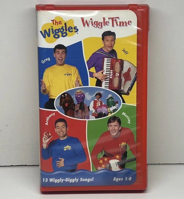 THE WIGGLES: WIGGLE Time VHS 2000 Video Tape Red Clamshell Case NEARLY ...