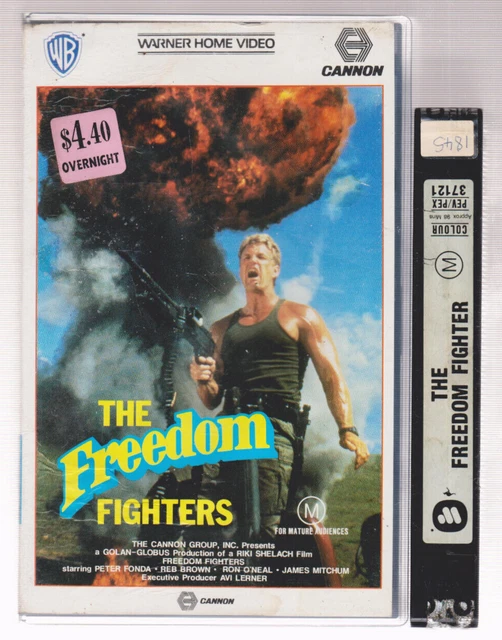 RARE VHS VIDEO Tapes THE FREEDOM FIGHTERS Big Box Ex-Rental Warner Home ...