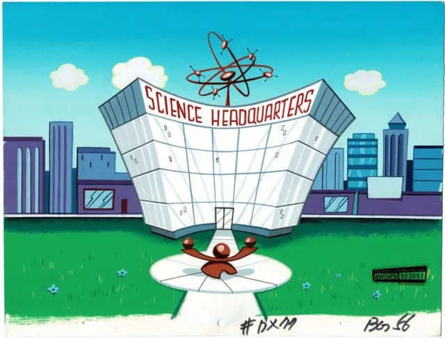 DEXTERS LAB CARTOON Production Animation Background Cartoon Network COA ...