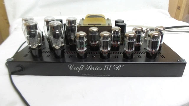 CROFT 3R Otl Valve Power Amplifier £850.00 - PicClick UK