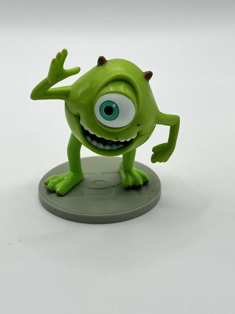 DISNEY PIXAR MONSTERS Inc Mike Wazowski 2.5" PVC Figure Cake Topper £7. ...