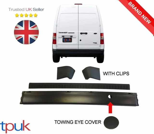 FORD TRANSIT CONNECT Rear Bumper And Bumper Cover With End Caps 2002 ...