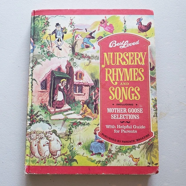 BEST LOVED NURSERY Rhymes and Songs Hardcover Book 1974 Edition Mother ...
