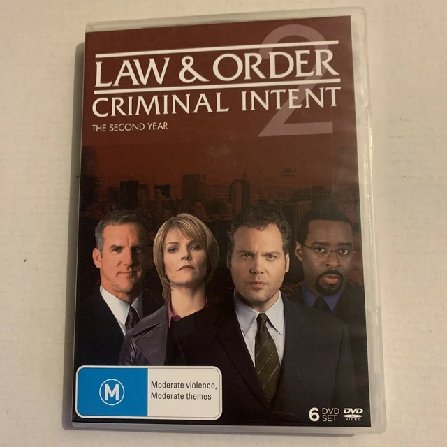 LAW & ORDER - Criminal Intent - The Second Year (DVD, 2003, 6-Disc ...
