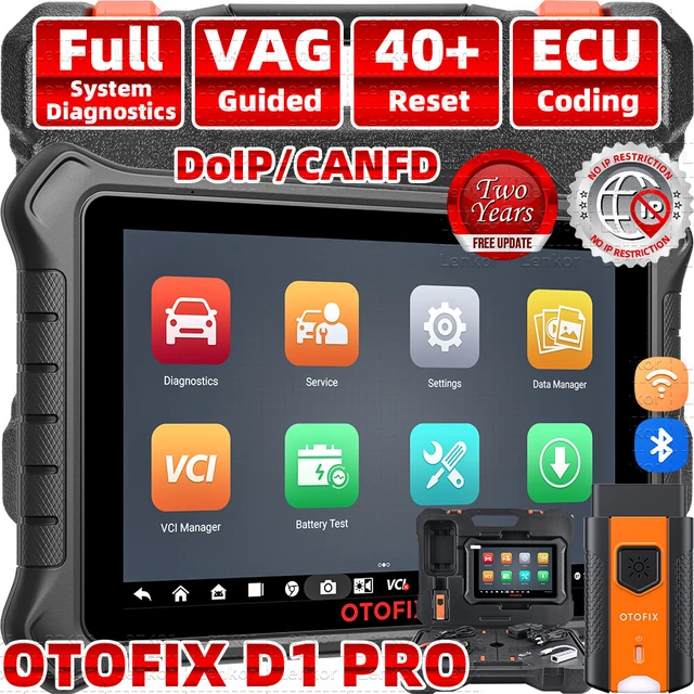 OTOFIX D1 PRO Multimarque Diagnostics Systèmes Complète Codage ECU 40 ...