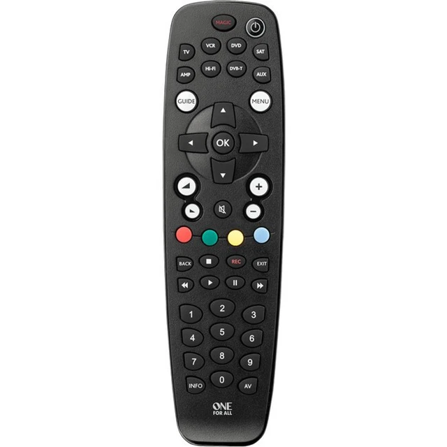 ONE FOR ALL URC2981 Universal Remote 8 in 1 Device for TV STB Blu-Ray ...