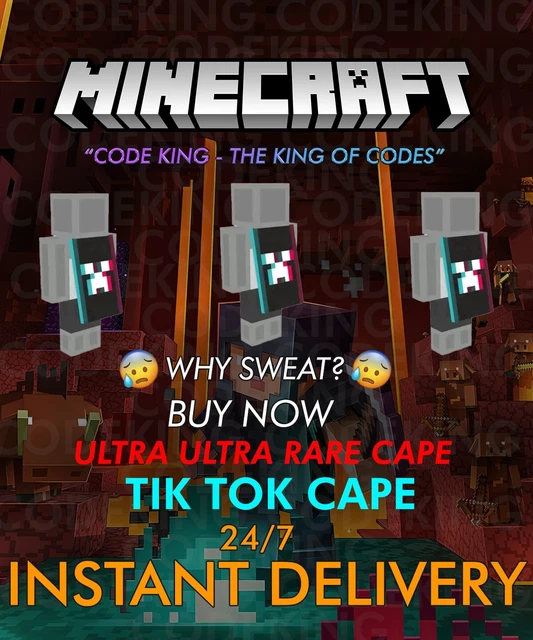 MINECRAFT JAVA & Bedrock Edition - TikTok Cape DLC Xbox/PC £27.99 ...