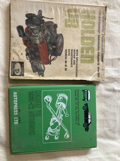 WORKSHOP MANUAL HOLDEN V8 HK HT HG HQ 1968-72 $50.00 - PicClick AU