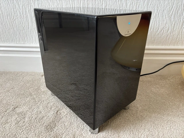 MONITOR AUDIO RADIUS 360 Powered Subwoofer Fully Working Black Gloss £ ...