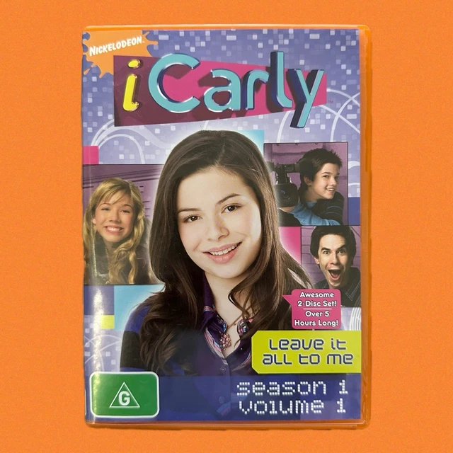 ICARLY SEASON 1 Volume 1 Leave It All To Me Complete DVD Box Set ...