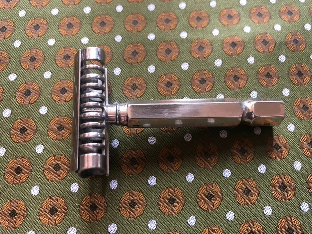 RASOIR RASAGE TRES rare ancien LE COQ a cage antique razor no famex ...