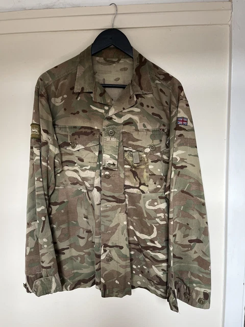 BRITISH ARMY JUNGLE MODIFIED MTP Barrack Shirt 180/96 Excellent ...