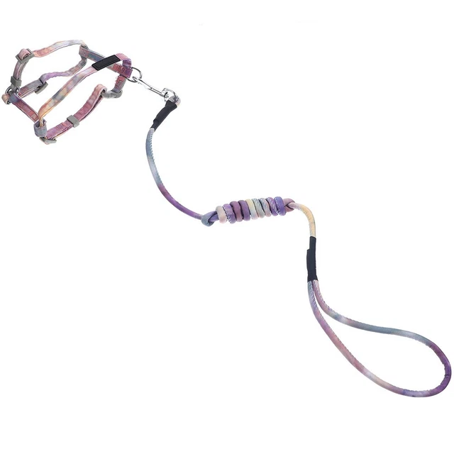 ADJUSTABLE CAT AND Leash Walking Rope For Small Dog Polyester Nylon ...