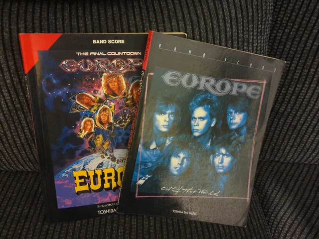 EUROPE FINAL COUNTDOWN and Out Of This World Band Score Book Guitar ...