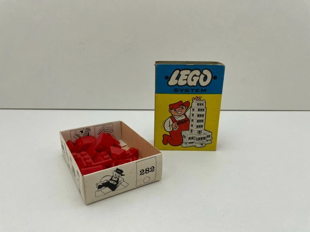 LEGO® 50ER 50S Jahre Schachtel Mursten BOX Vintage OVP ORIGINAL NR 282 ...
