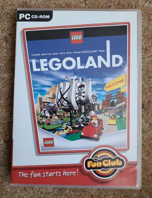 GIOCO LEGOLAND PC CD-ROM bambini ""Crea Legoland Park virtuale"" retrò ...
