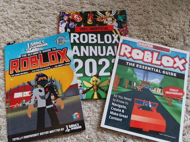 3X ROBLOX ANNUAL 2023 Ulyimate Essential Guide Books Unofficial Bundle ...
