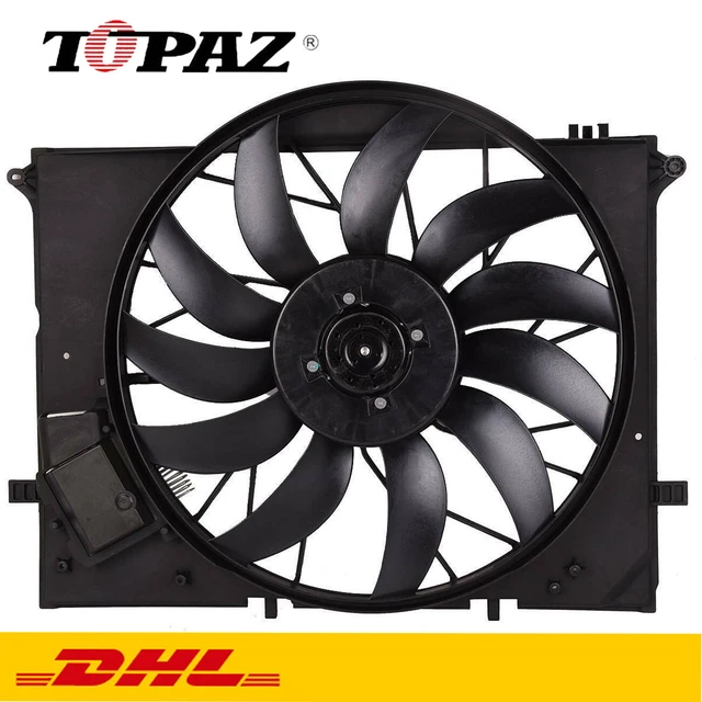 COOLING FAN RADIATOR Cooling For Mercedes M-Class W164 ML 350 Electric ...