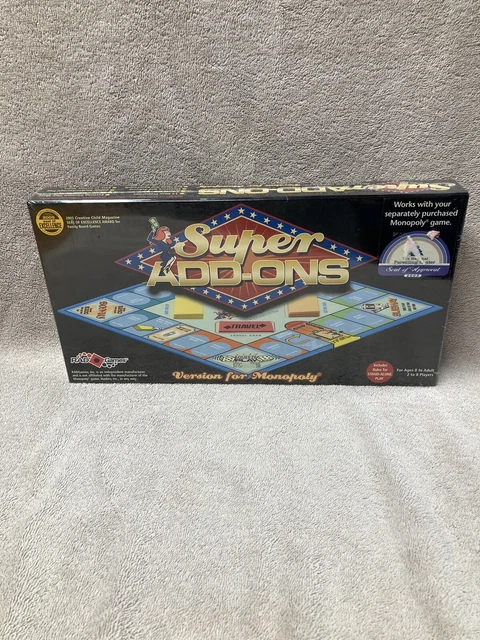 SUPER ADD-ONS VERSION for Monopoly Board Game by RAD GAMES - NEW SEALED ...