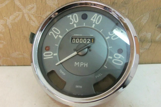 NOS GENUINE SMITHS SPEEDOMETER GAUGE 60mph AUSTIN MORRIS J2 VAN # SN ...