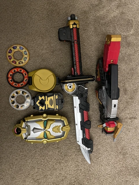 POWER RANGERS SUPER Samurai Sword Blaster Morpher Belt Clip & 3 Discs ...