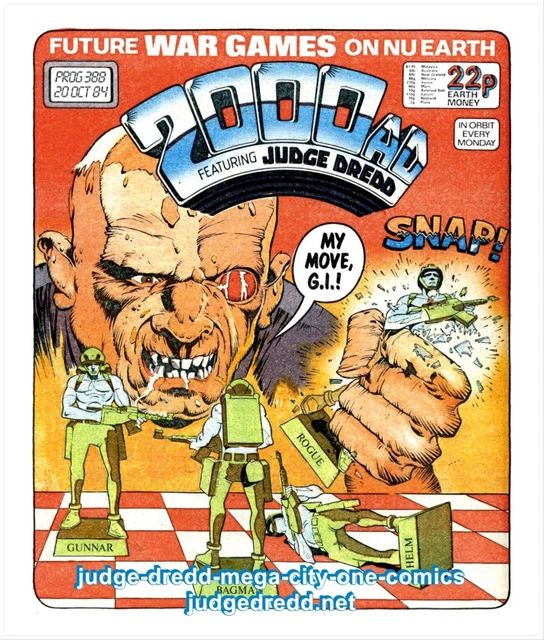 2000AD PROG 388 Judge Dredd Comic Issue Very Good to Excellent ...