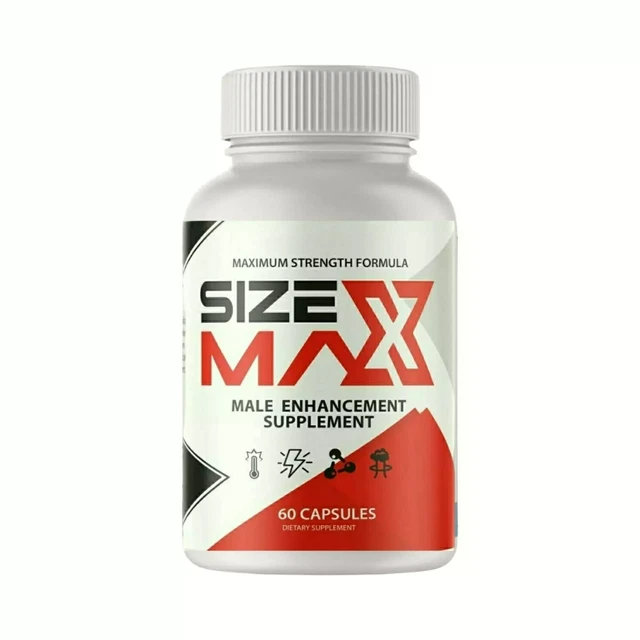 SIZEMAX SUPPLEMENT FOR Men's Health, Size Max Male Performance Pills 60 ...
